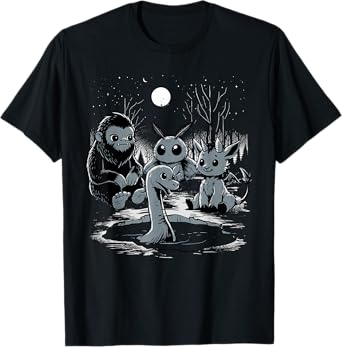 Amazon.com: Cryptid Shirt Bigfoot Loch Ness Monster Mothman Jersey Devil T-Shirt : Clothing ...